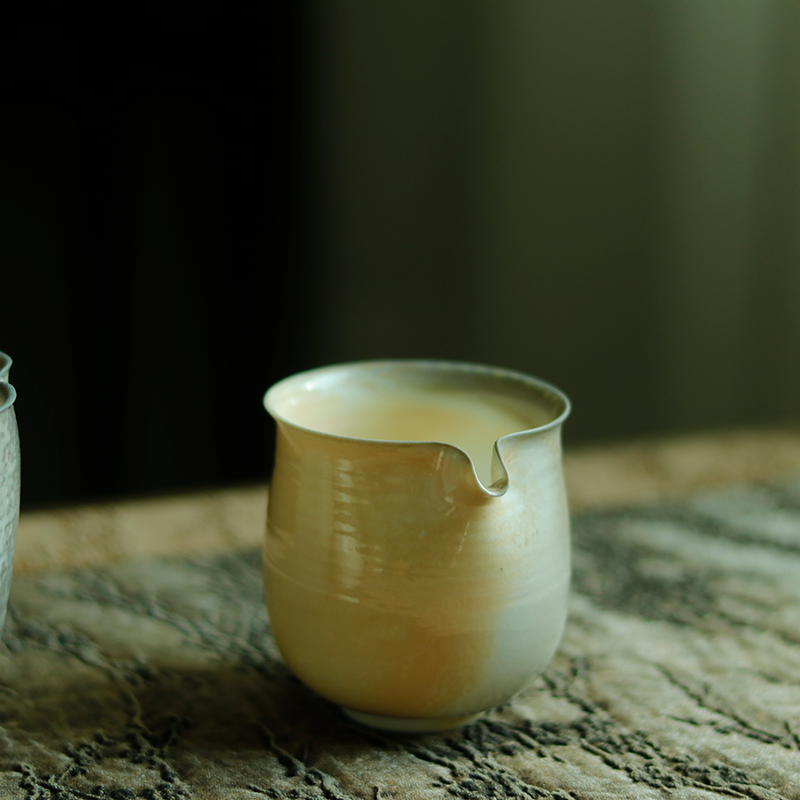 Chai Shao Fairness Cup -Natural Ash Glaze Chai Shao Gongdaobei Pitcher ...